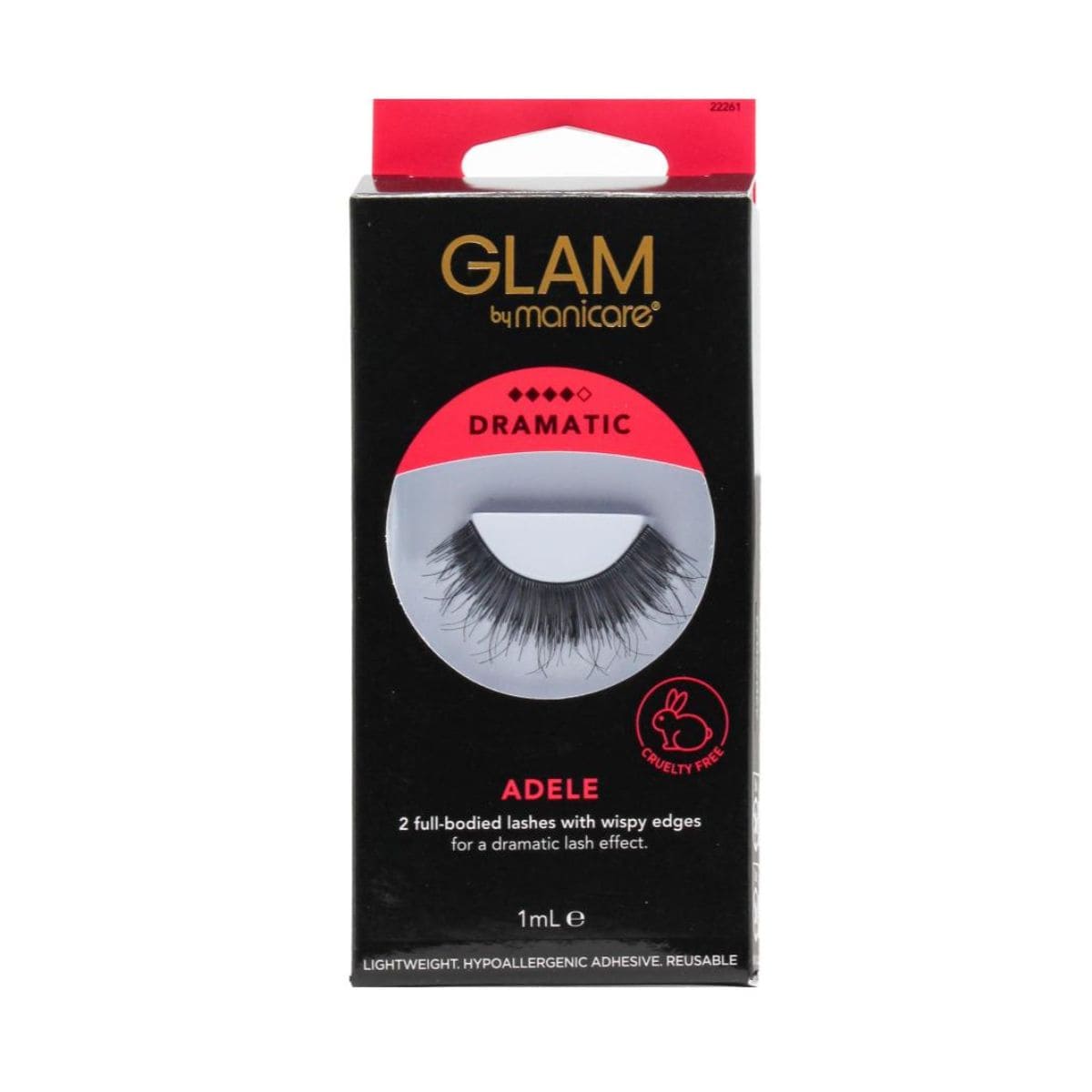 Glam by Manicare Adele 45 – Water Activated False Lashes – POP UP Cosmetics