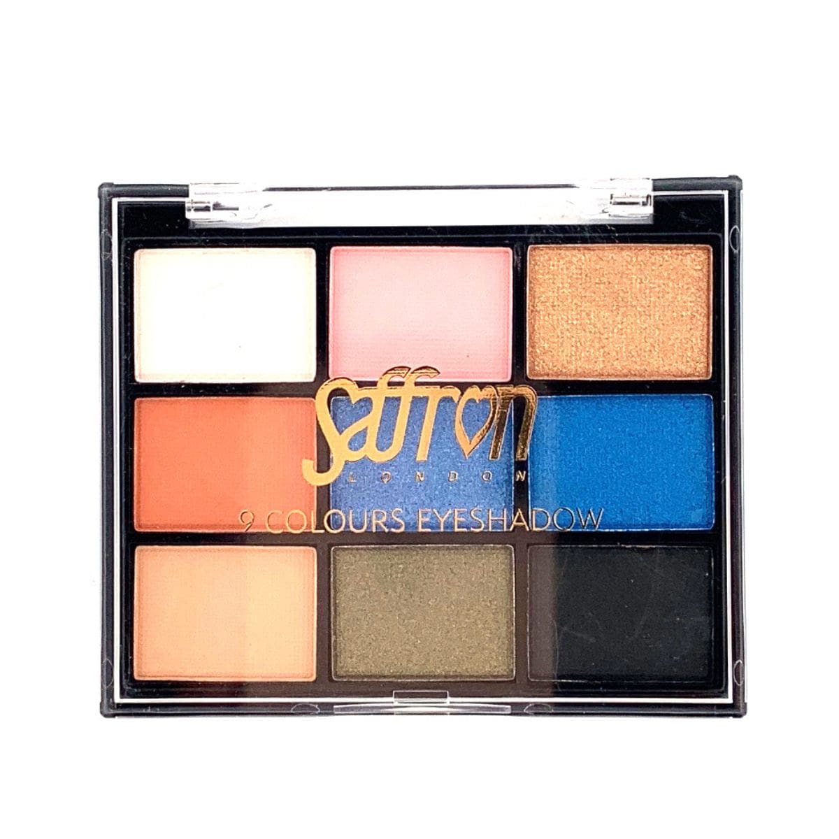 Saffron Eyeshadow – Sea 04 Aqua & Blue 9 Color Palette – POP UP Cosmetics