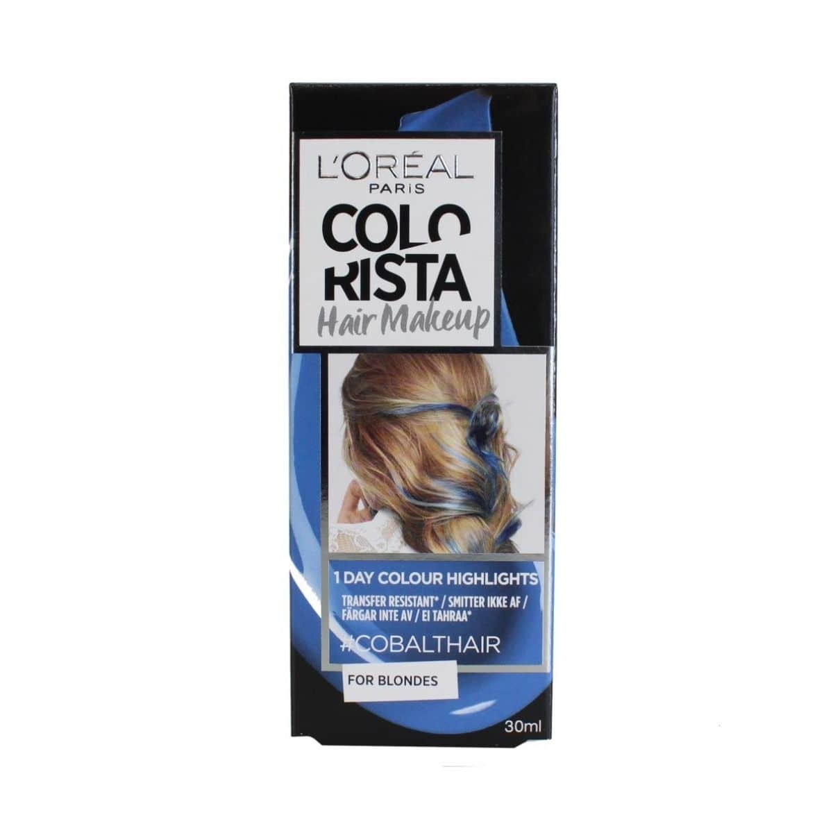 L'Oréal Colorista Hair Makeup – 1 Day Cobalt Color – POP UP Cosmetics