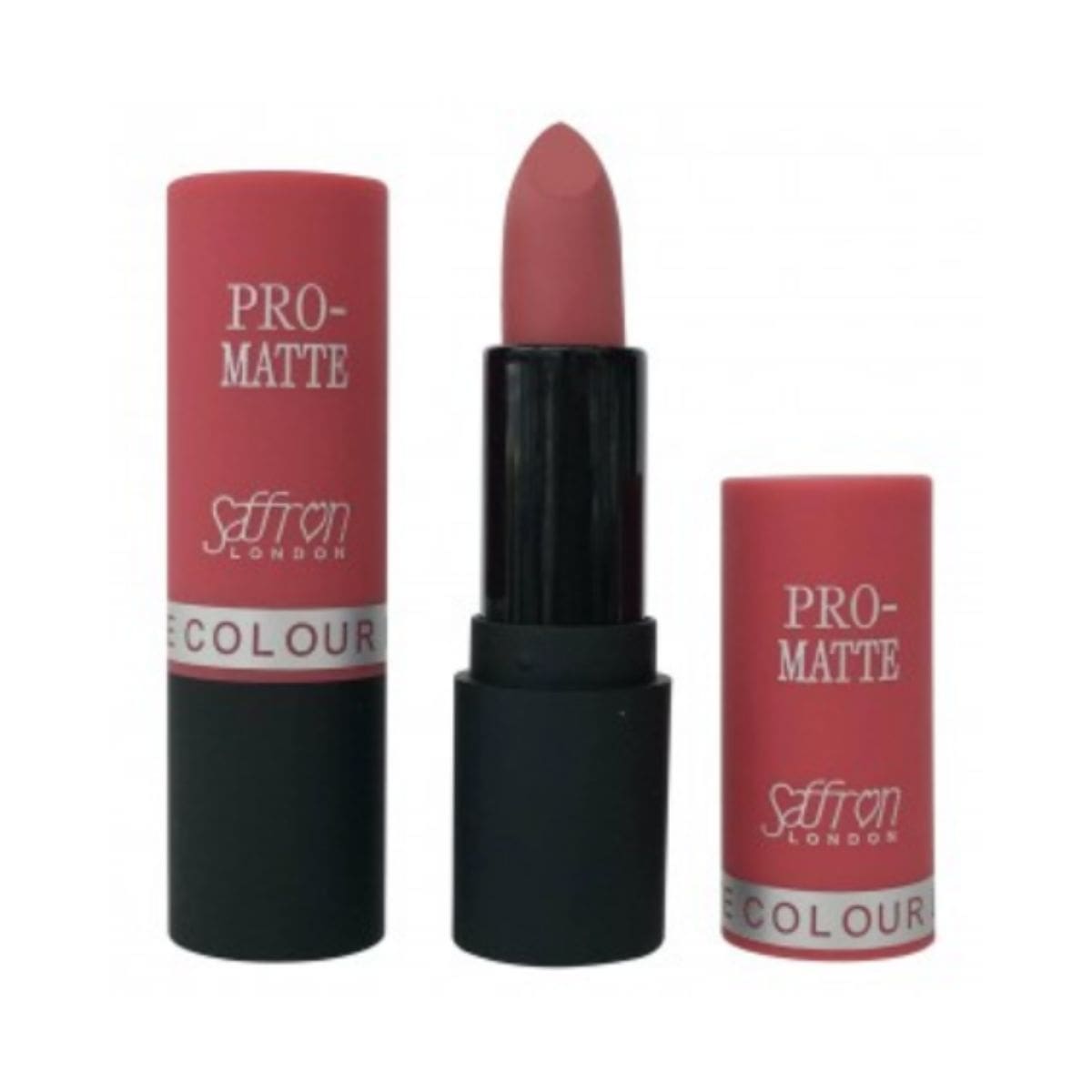 Saffron Matte Lipstick – 04 Candy Pink Pop – POP UP Cosmetics